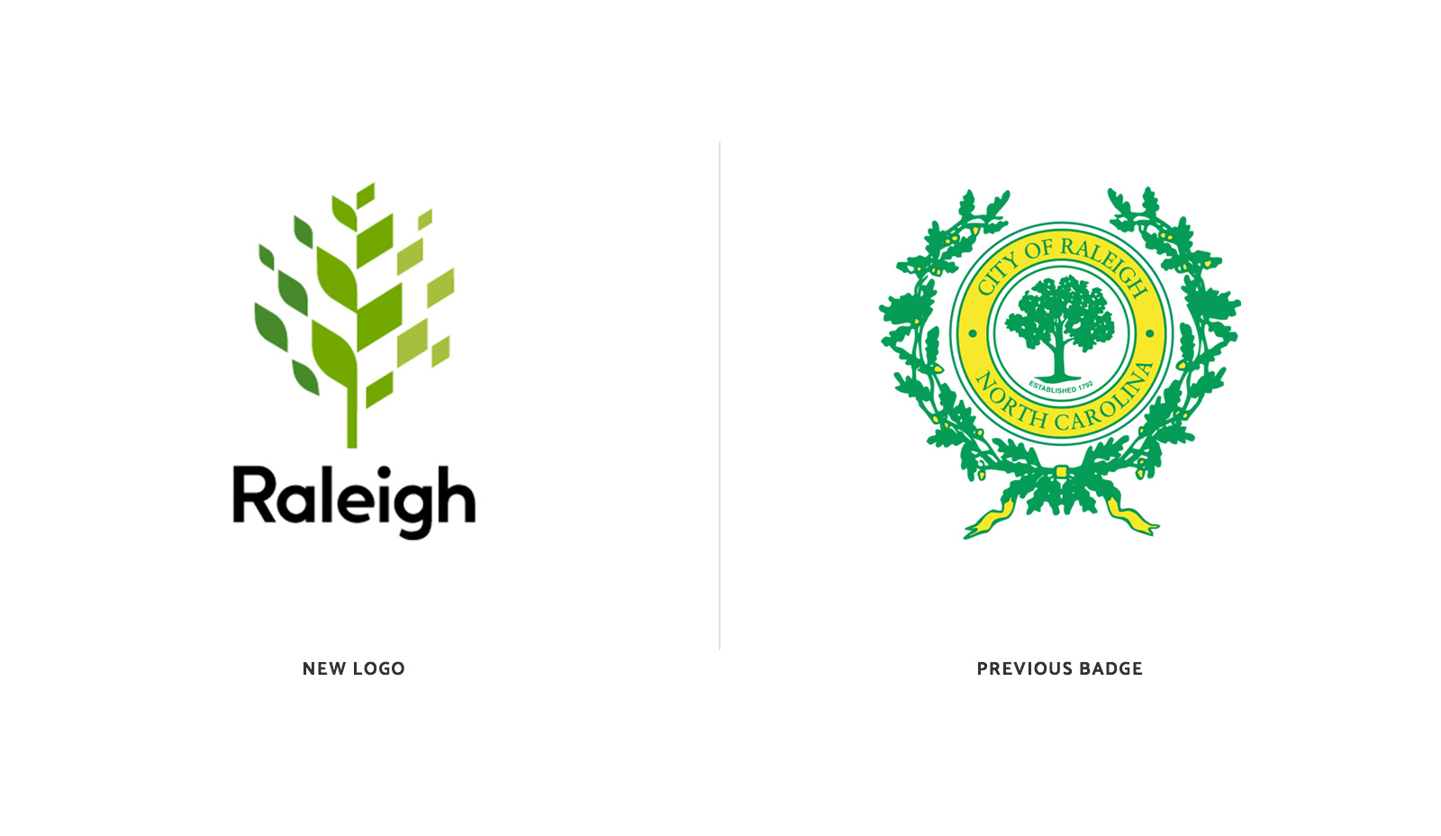 Mixed Emotions: The city of Raleigh's new logo. — MRC | Raleigh's Brand ...